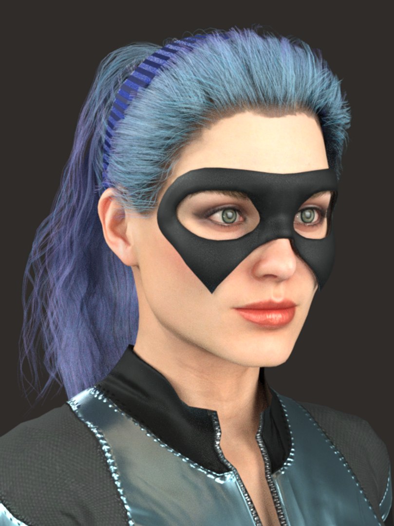 Realistic Rigged Super Fighter Girl-Shila Character 3D Model 3D Model ...