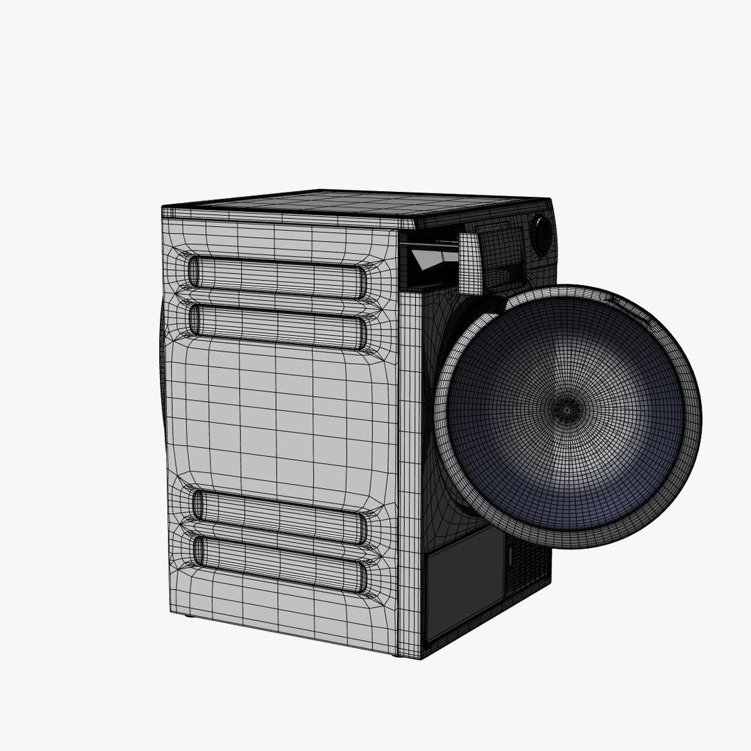 Washing Machine 3D Model - TurboSquid 1347232
