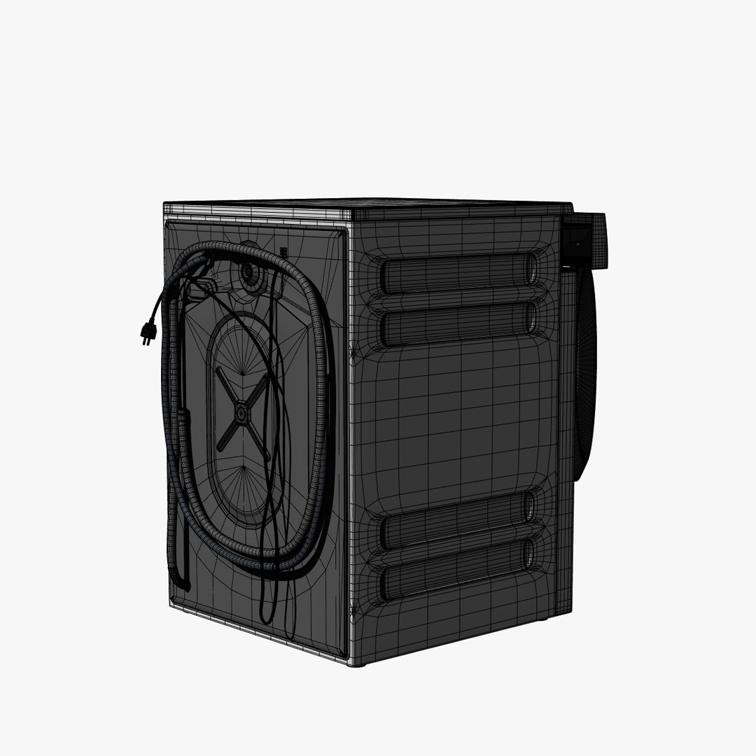 Washing Machine 3D Model - TurboSquid 1347232