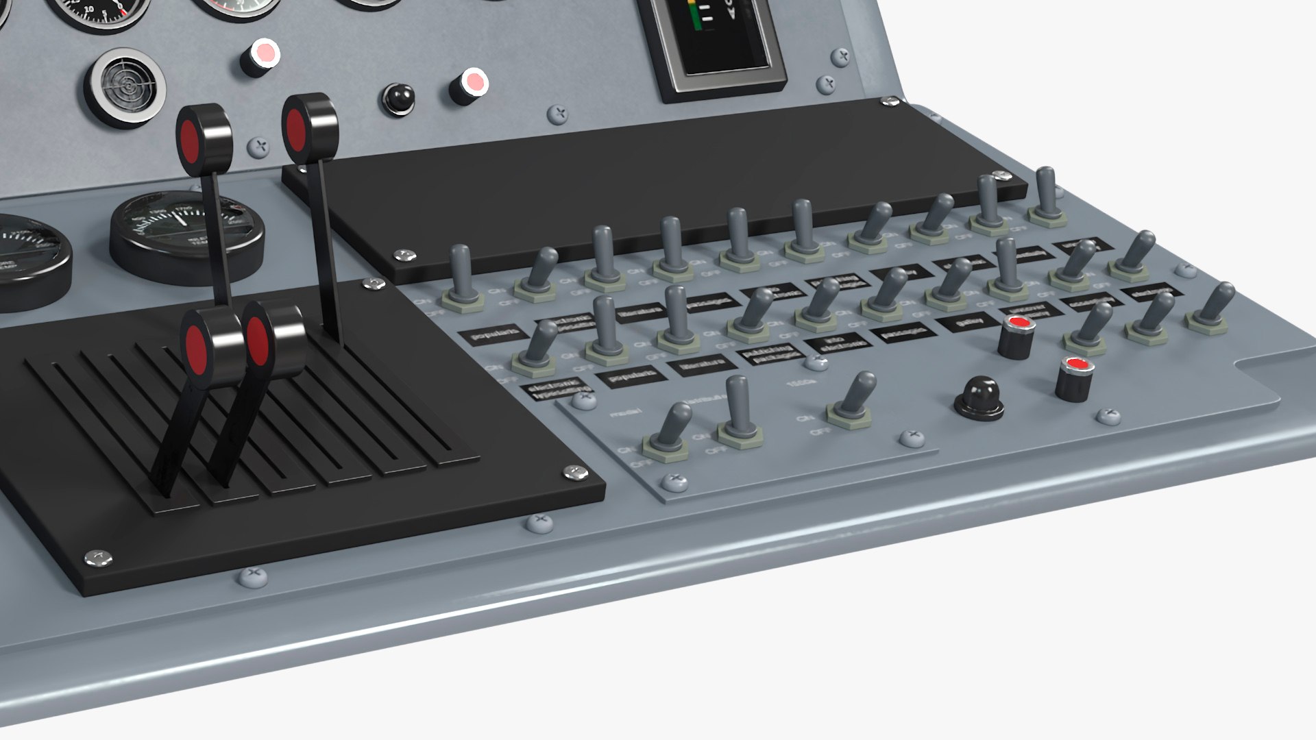 Ship Bridge Control Panel Model - TurboSquid 2264710
