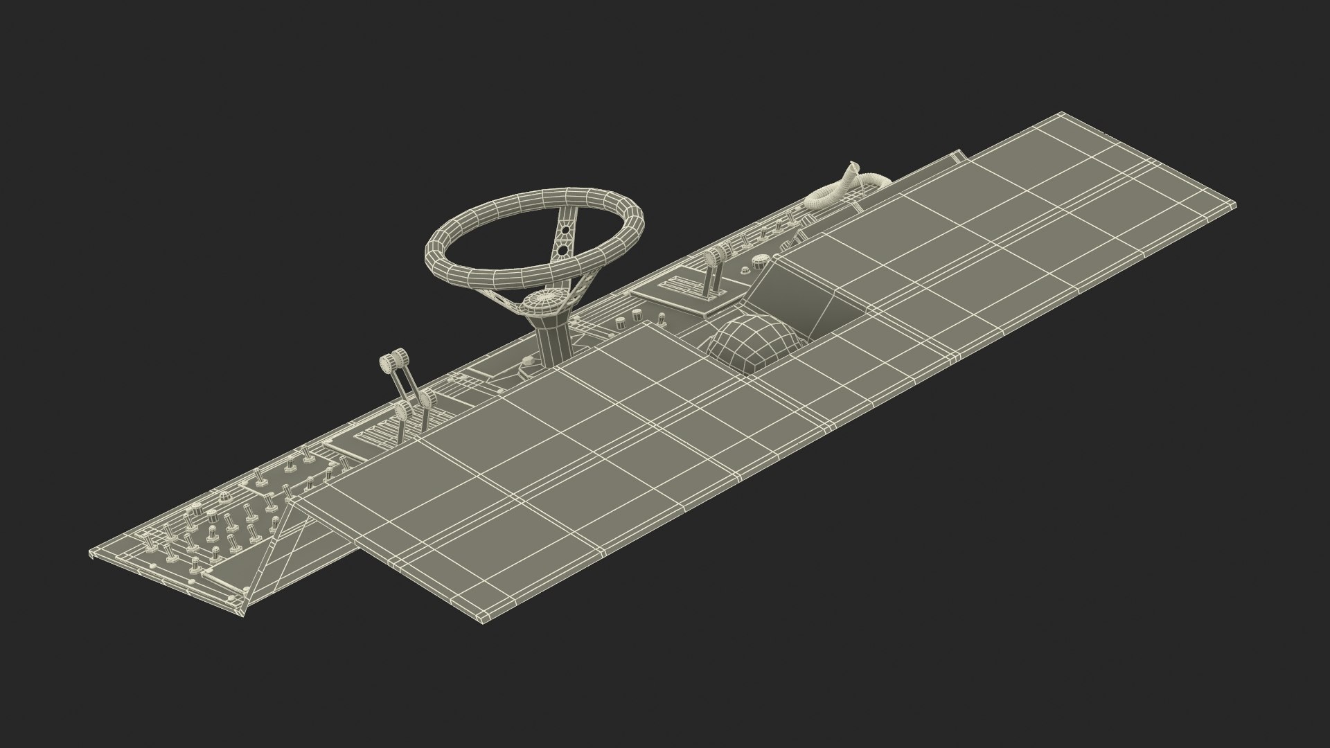 Ship Bridge Control Panel Model - TurboSquid 2264710