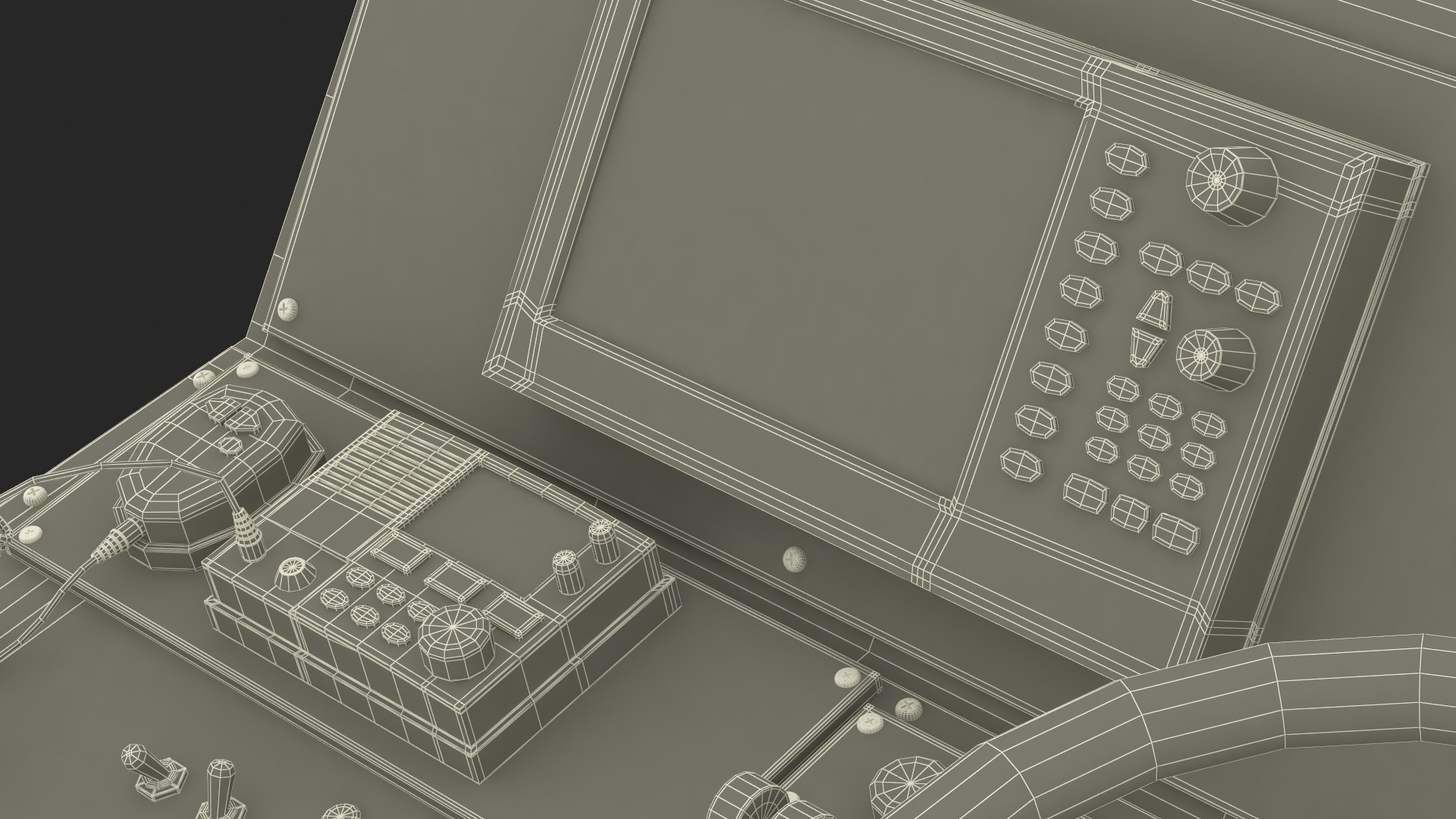 Ship Bridge Control Panel Model - TurboSquid 2264710