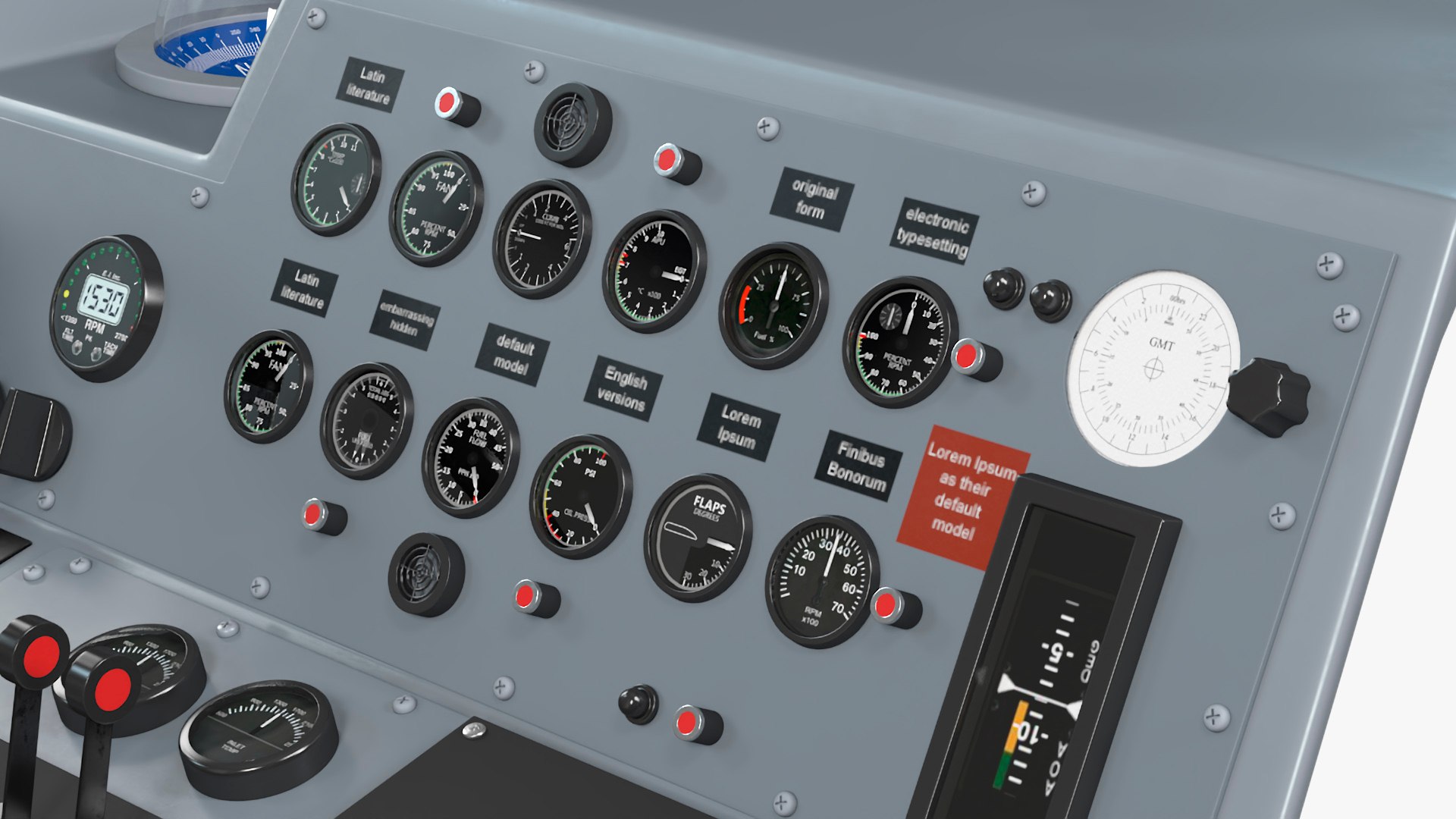Ship Bridge Control Panel Model - TurboSquid 2264710