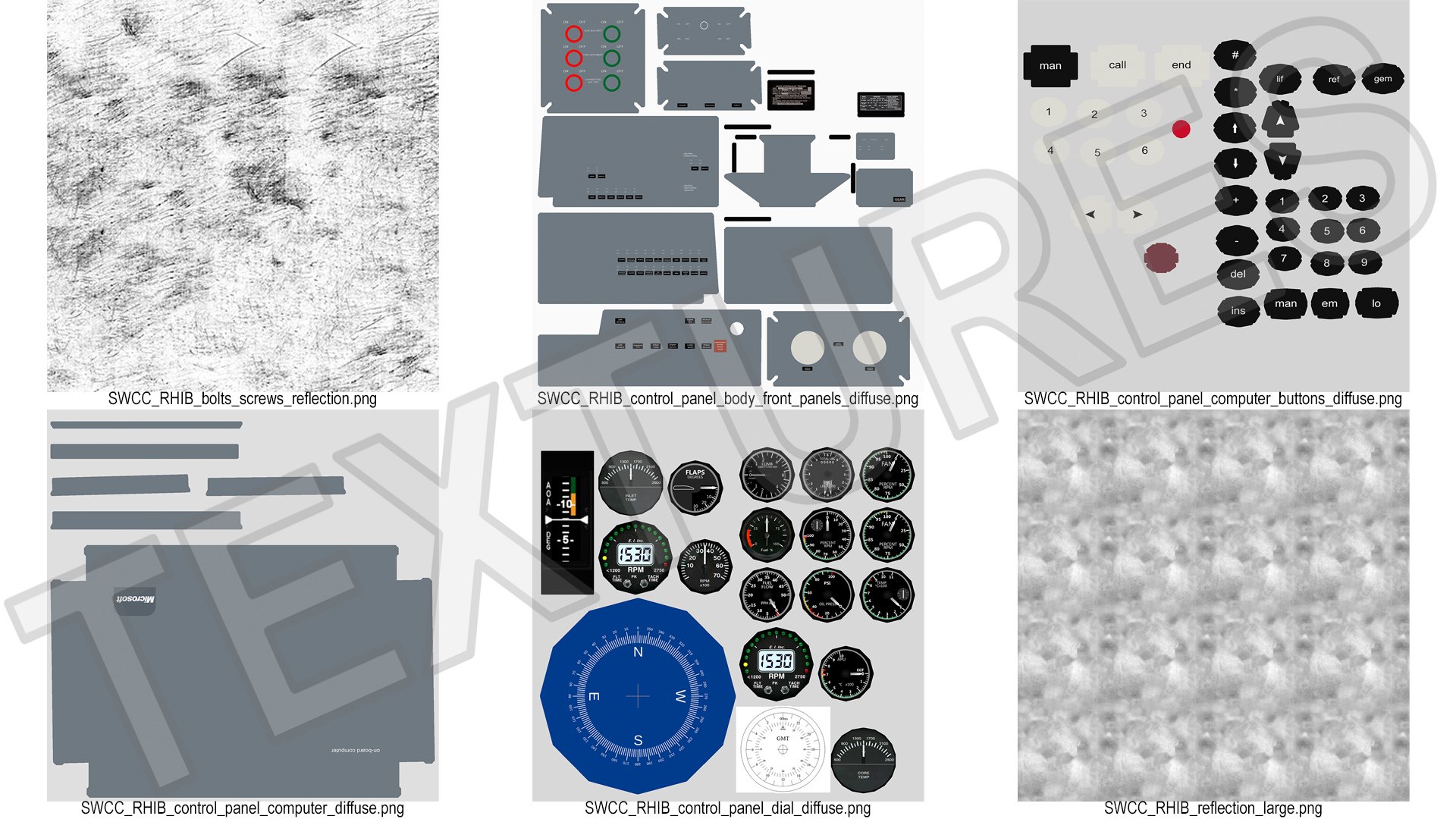 Ship Bridge Control Panel Model - TurboSquid 2264710