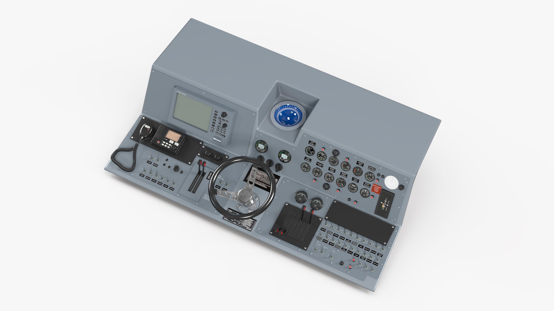 Ship Bridge Control Panel Model - TurboSquid 2264710