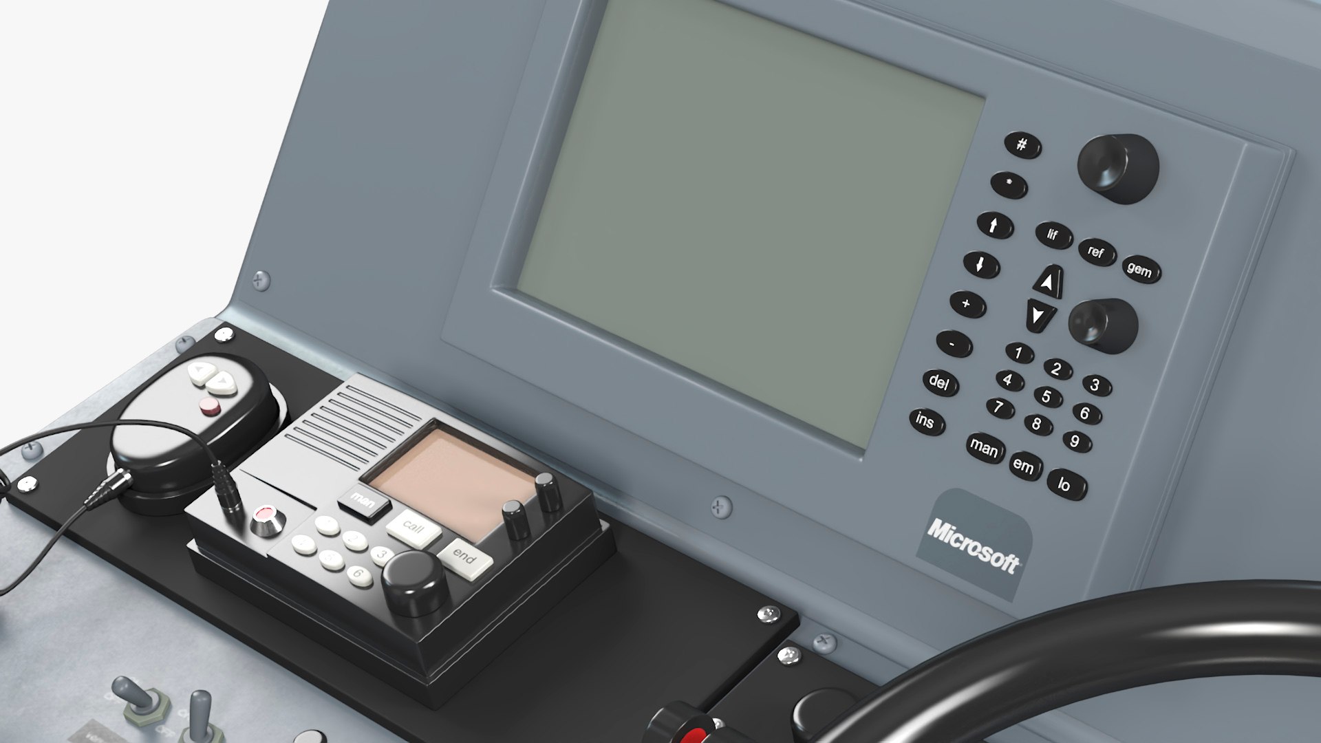 Ship Bridge Control Panel Model - TurboSquid 2264710