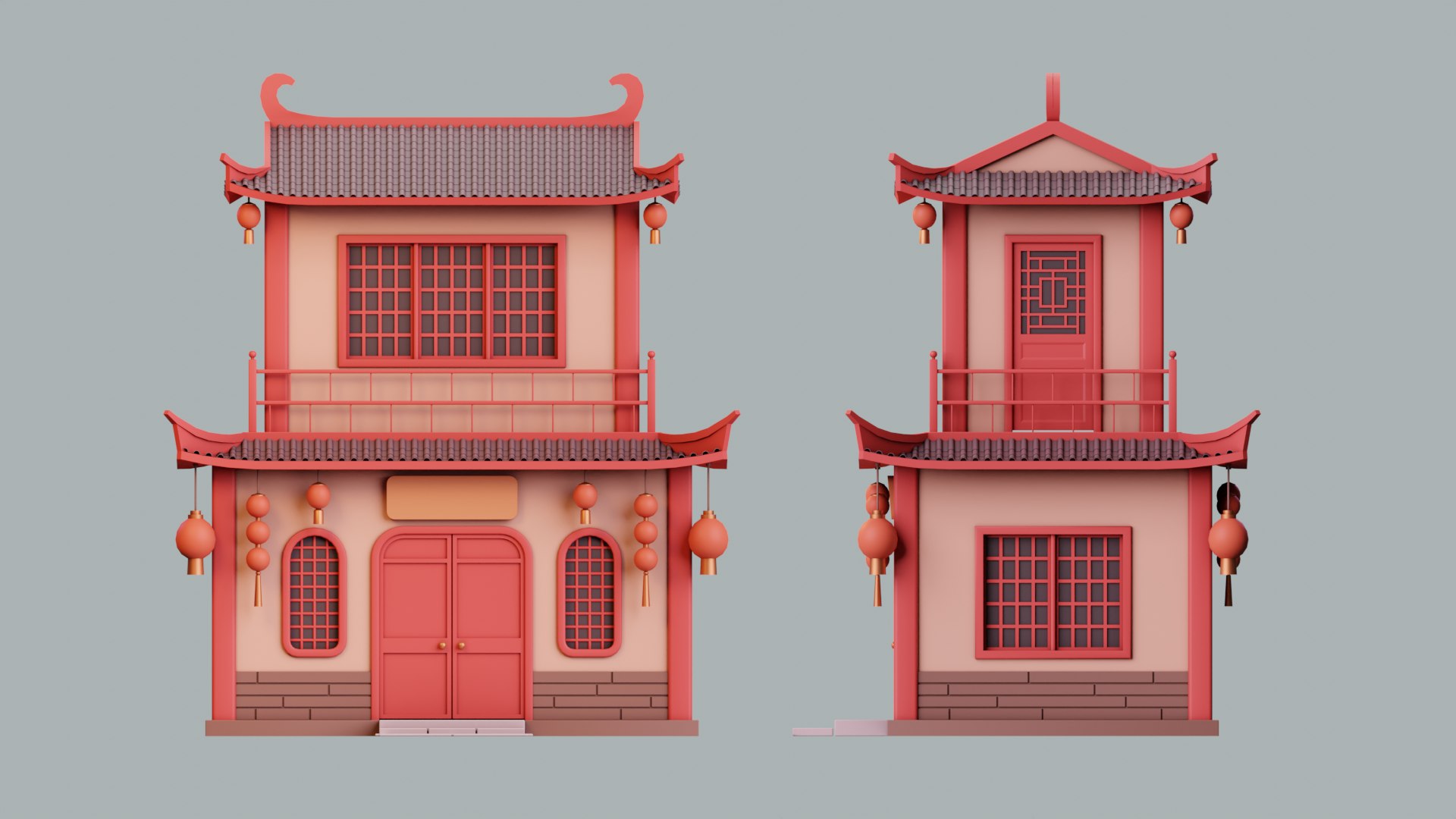 Chinese House 01 3D Model - TurboSquid 2269215