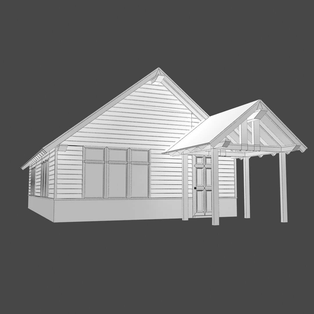 3d - Small Modern House