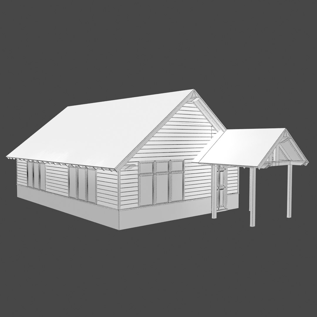 3d - Small Modern House