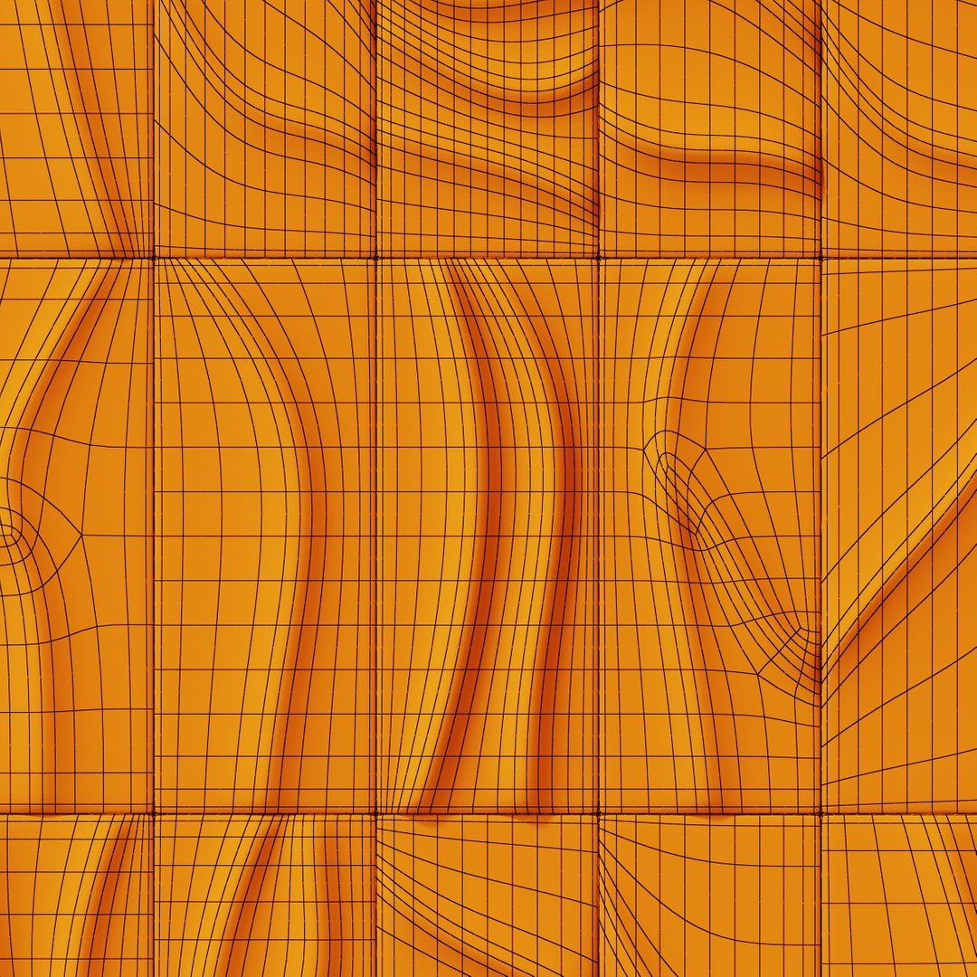 3D Model Tile Line Curve Decor N1 - TurboSquid 1775301