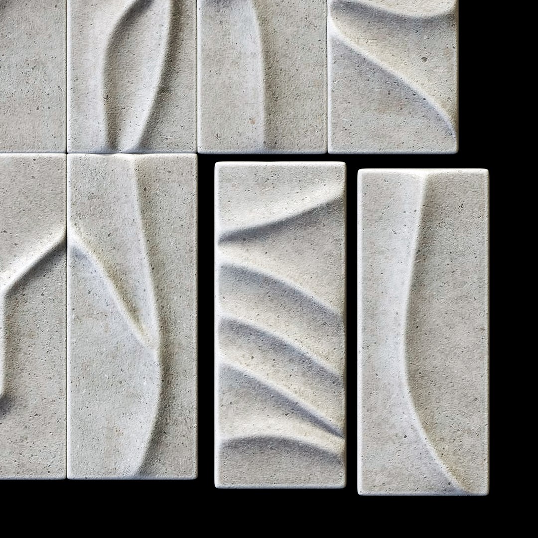 3D Model Tile Line Curve Decor N1 - TurboSquid 1775301