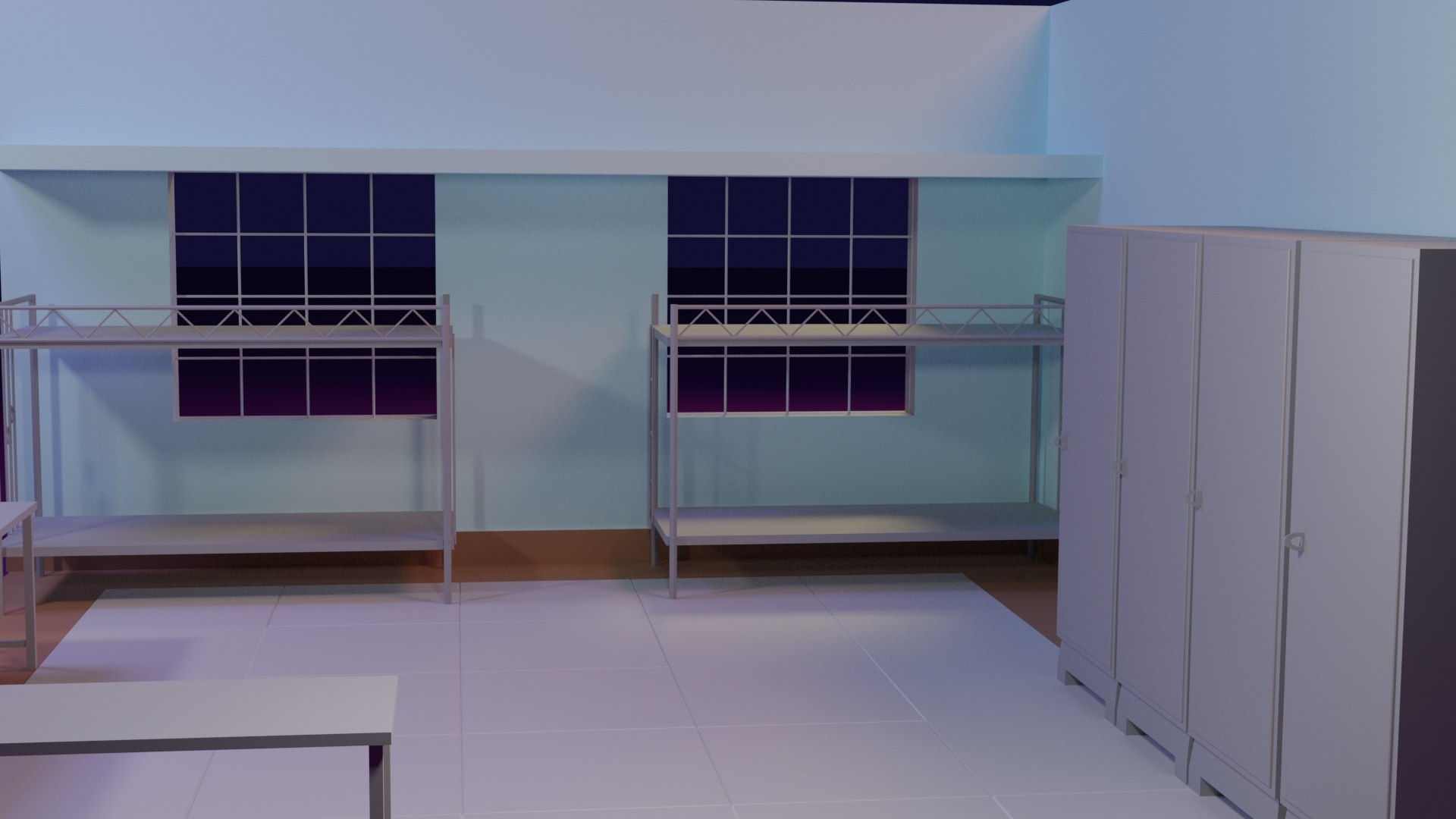 3D Model Dorm Room - TurboSquid 1592819