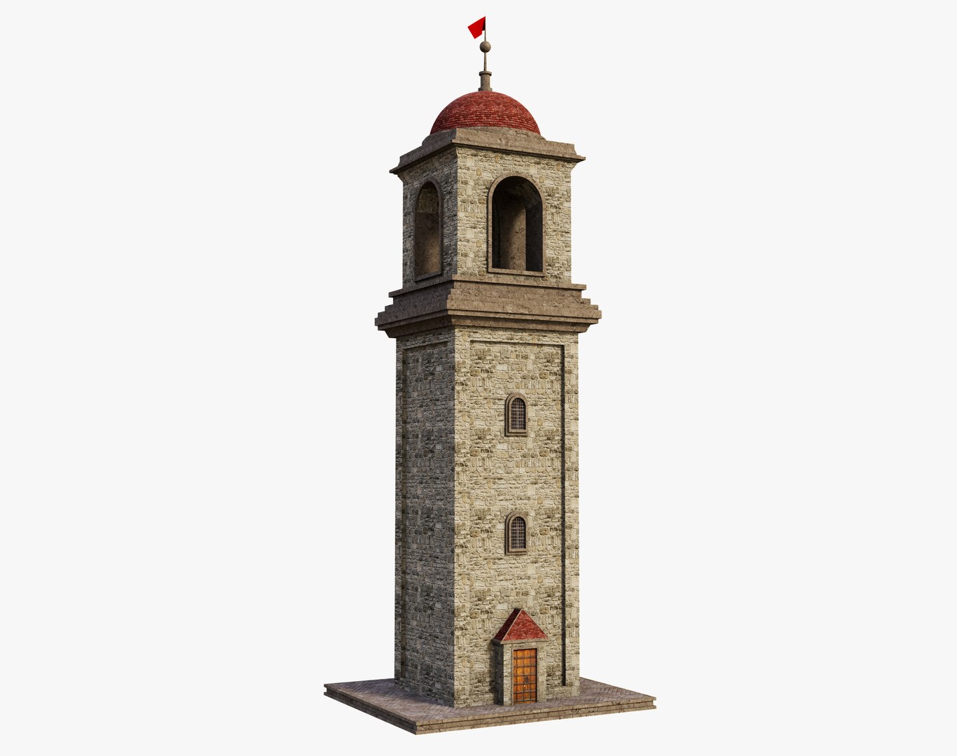 Free 3D Model Ancient Tower - TurboSquid 2401480