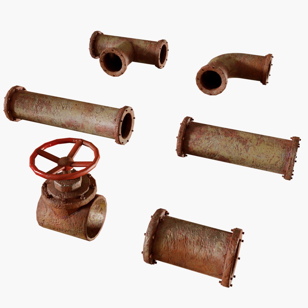 3D Modular Industrial Pipes - TurboSquid 1764464