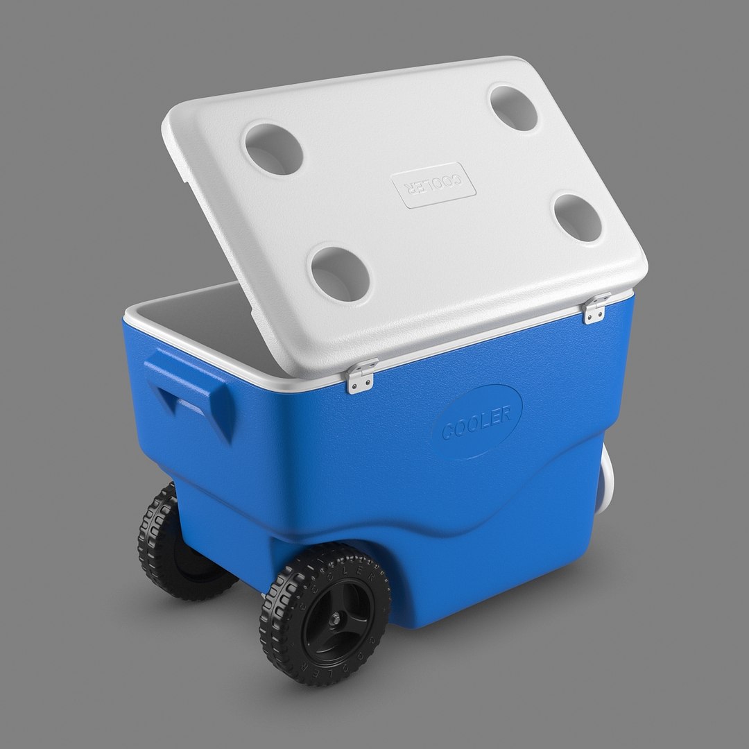 3d model cooler box