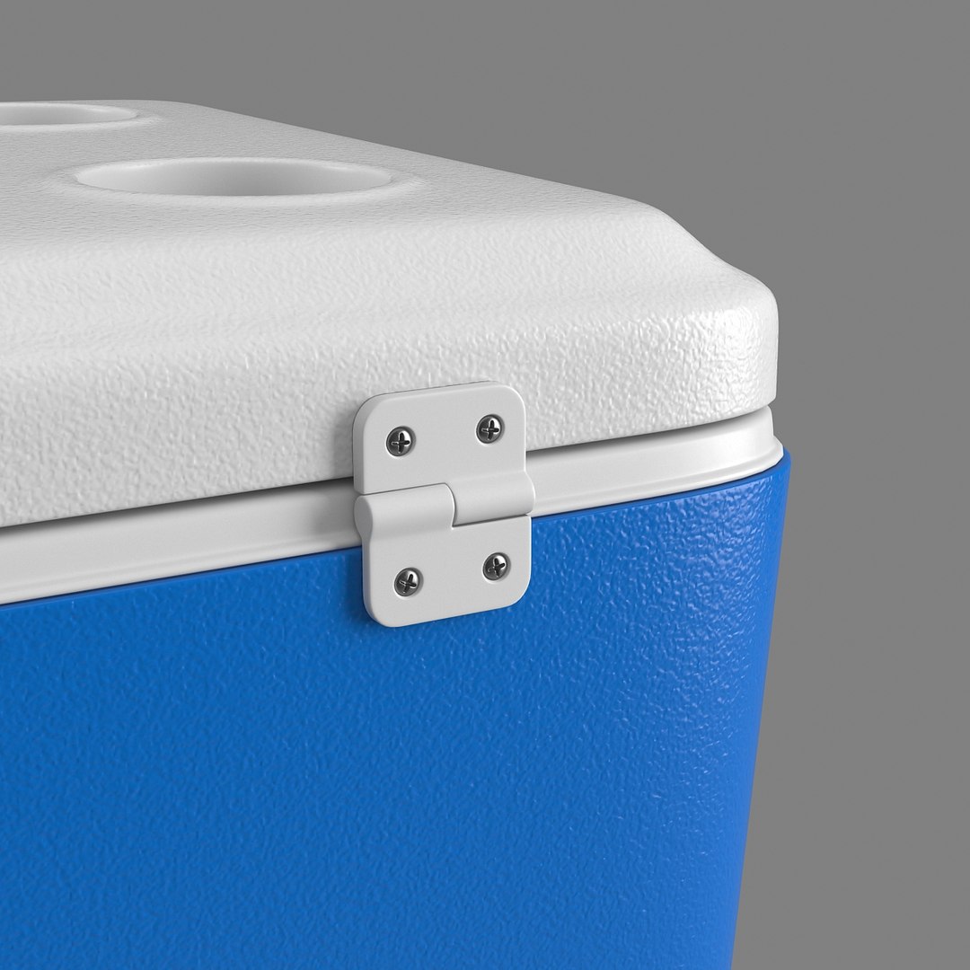 3d model cooler box