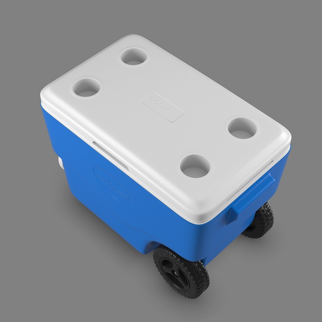 3d model cooler box
