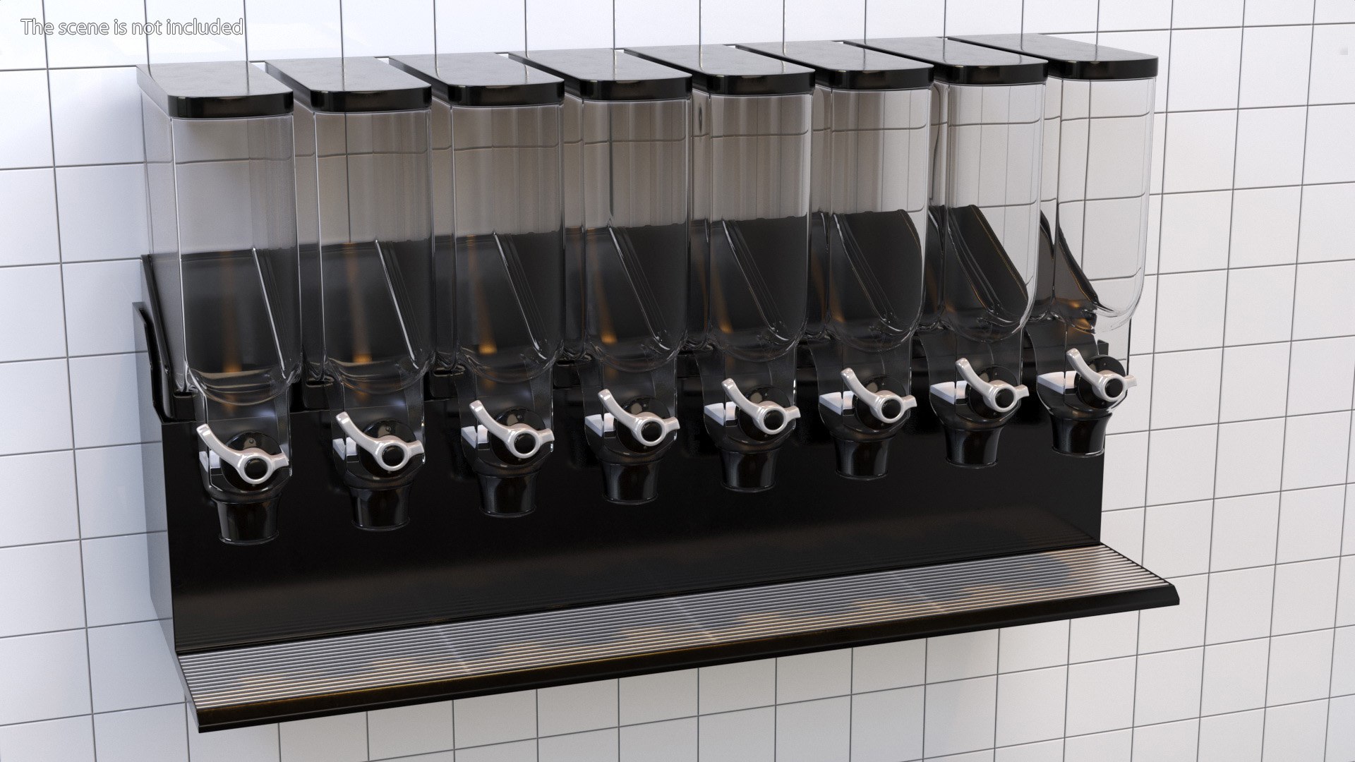Free Flow Wall Mounted Bulk Dispenser 3D Model - TurboSquid 1962433