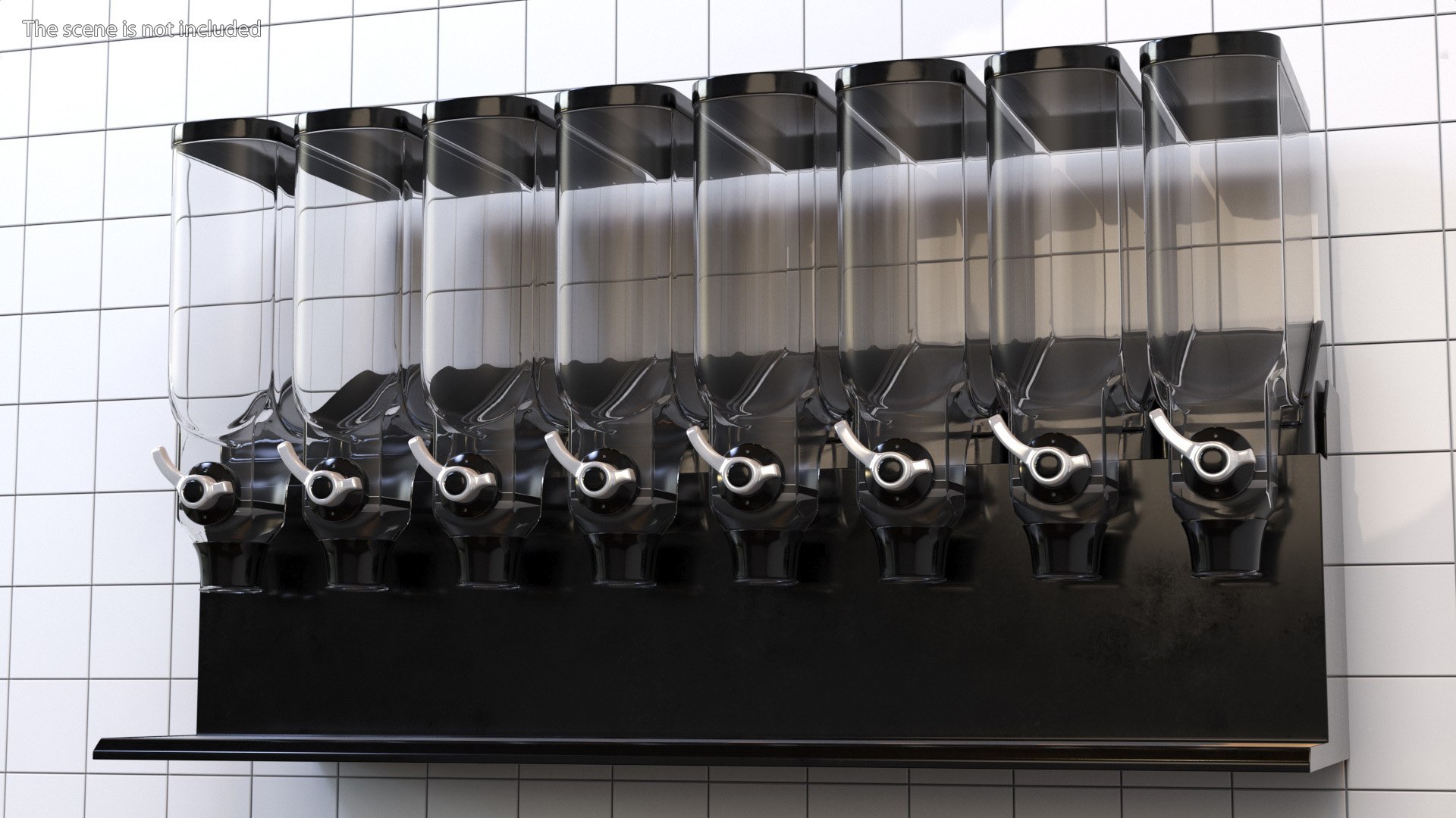 Free Flow Wall Mounted Bulk Dispenser 3D Model - TurboSquid 1962433