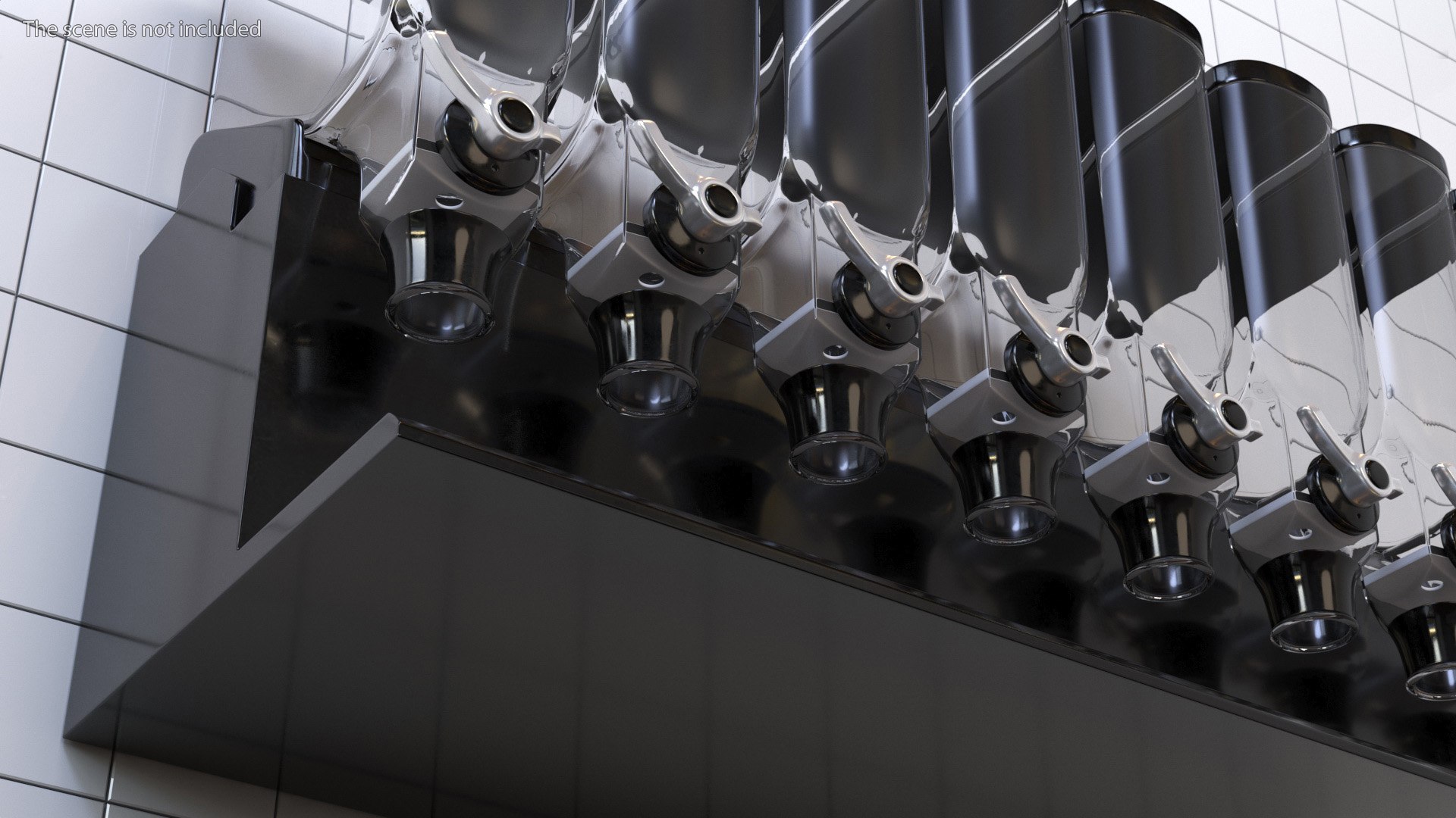 Free Flow Wall Mounted Bulk Dispenser 3D Model - TurboSquid 1962433