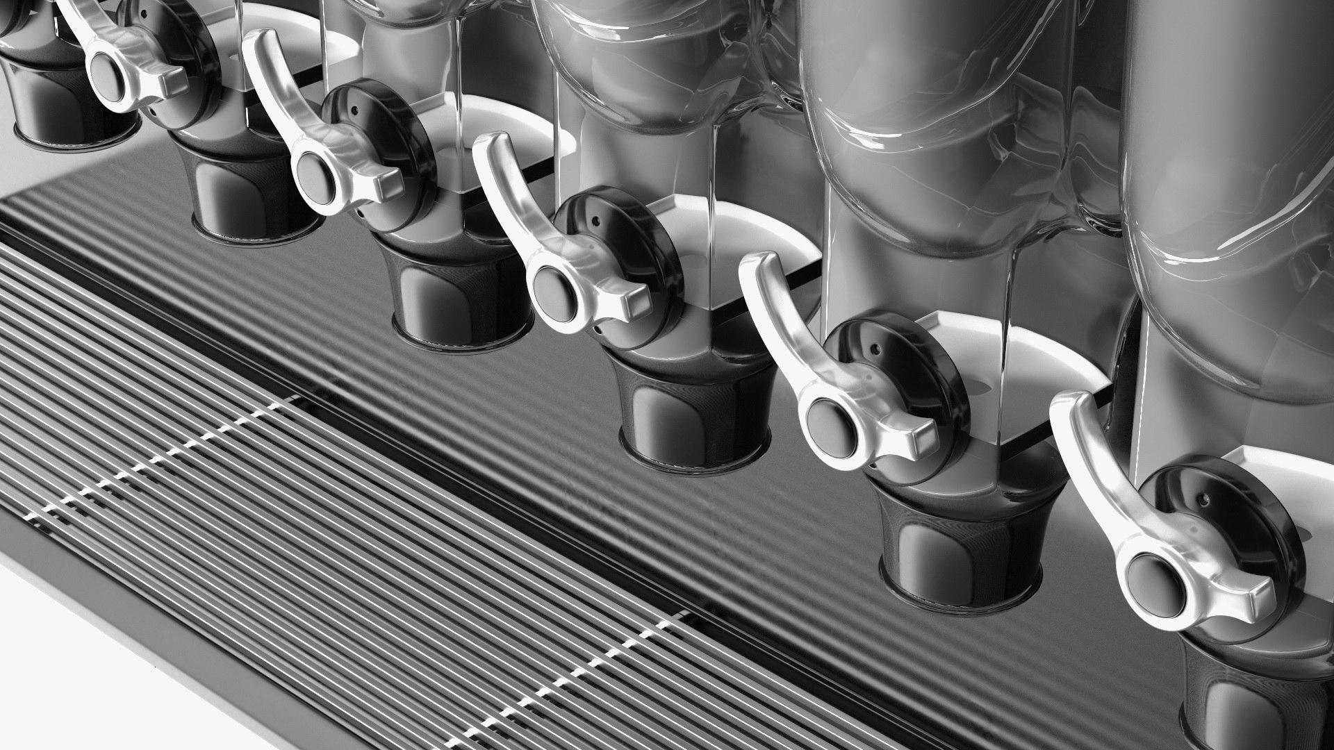 Free Flow Wall Mounted Bulk Dispenser 3D Model - TurboSquid 1962433