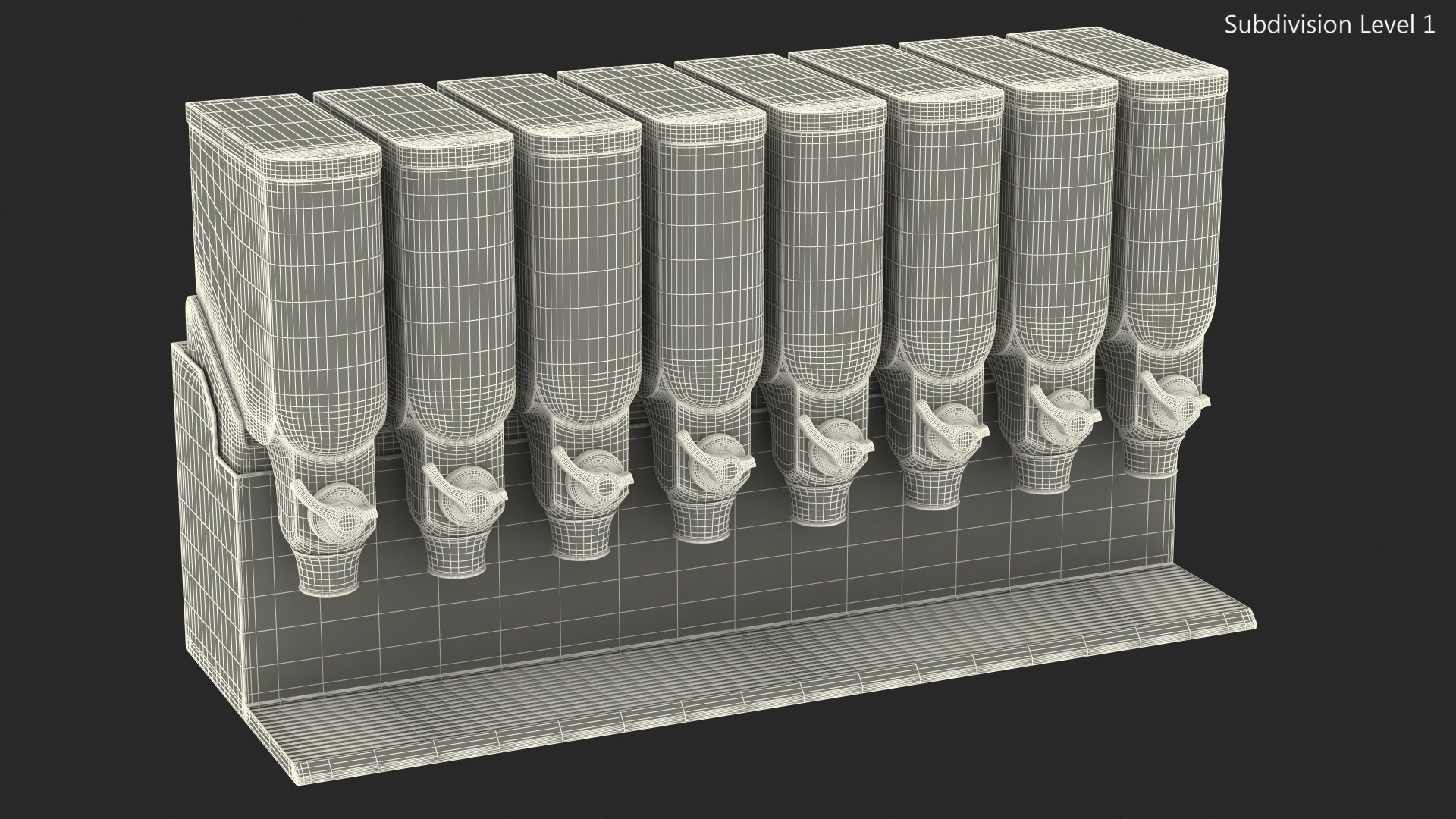 Free Flow Wall Mounted Bulk Dispenser 3D Model - TurboSquid 1962433