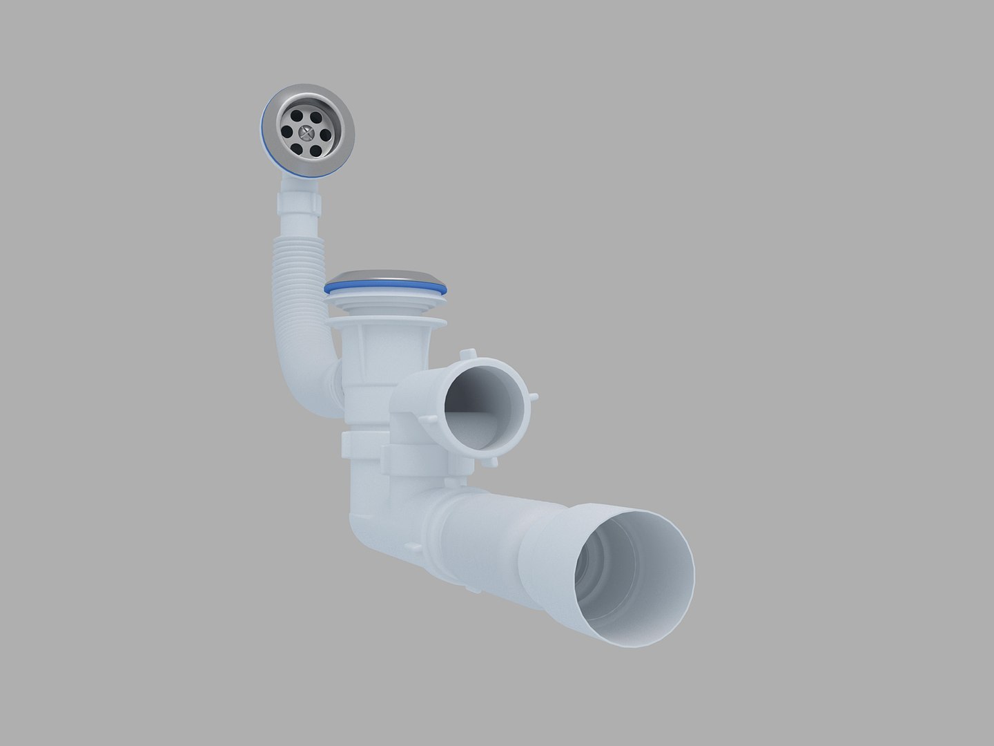 Double Siphon Bath 3D Model - TurboSquid 1518331