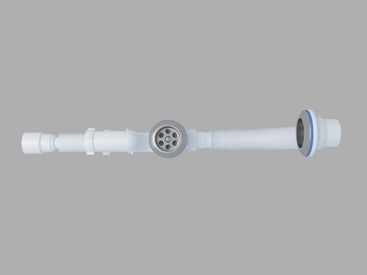 Double Siphon Bath 3D Model - TurboSquid 1518331