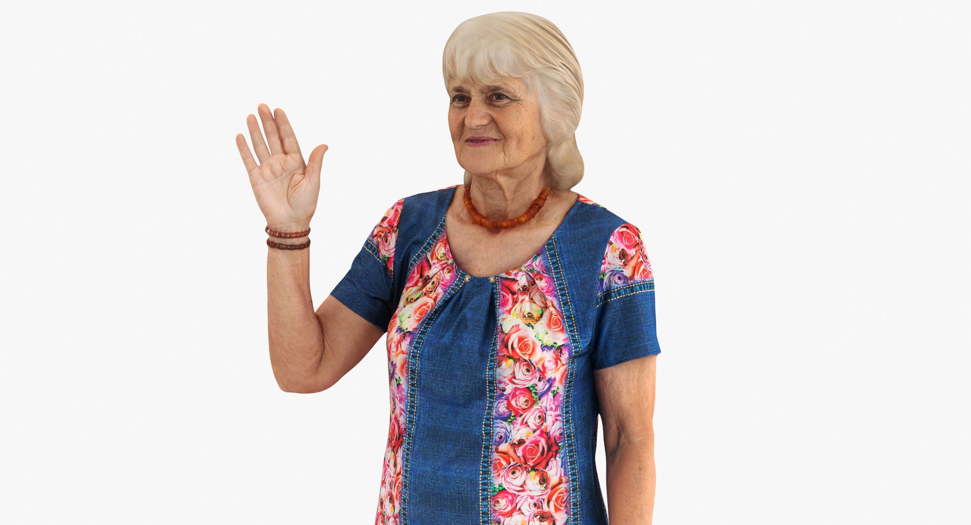 Victoria Casual Summer Interacting Pose 03 Waving 3D model - TurboSquid ...