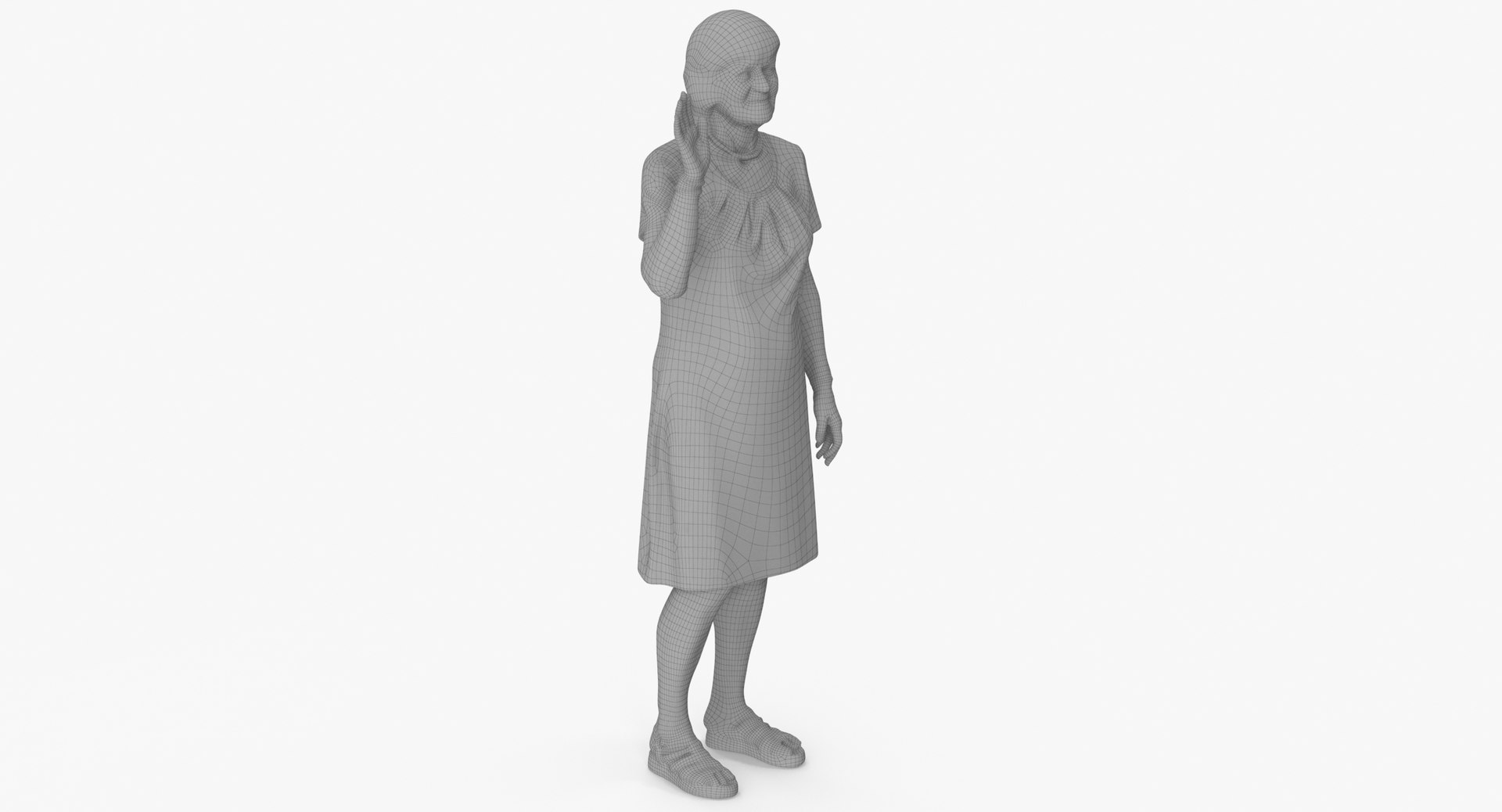 Victoria Casual Summer Interacting Pose 03 Waving 3D model - TurboSquid ...