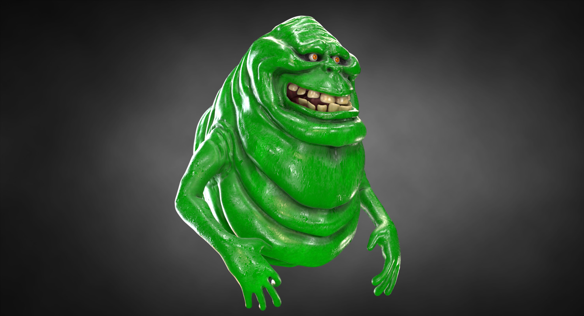 3d Obj Slimer