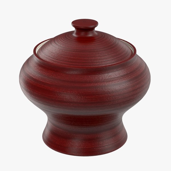 3d model clay pot roast