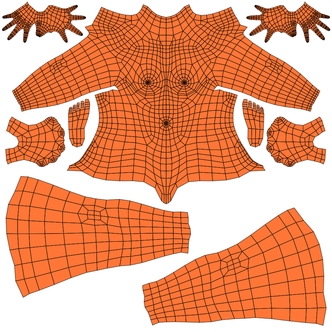 Anime Girl Base model - TurboSquid 1822837