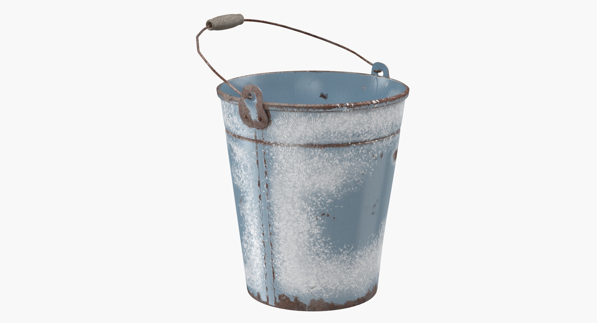 3D Model Buckets Old Metal - TurboSquid 1388227