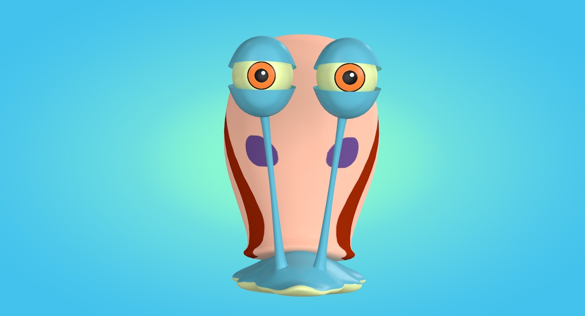 3d Gary Characters Cartoon Model