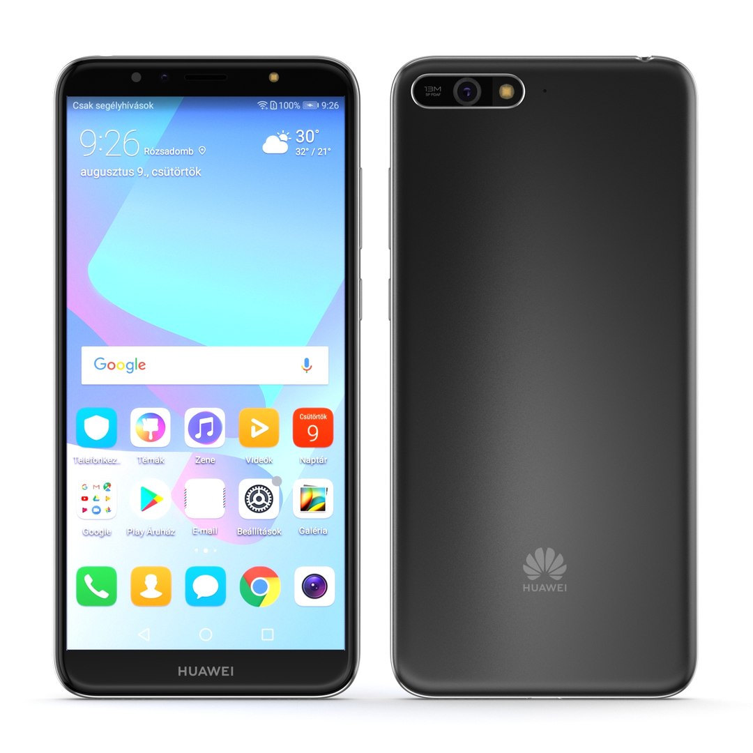 Huawei Y6 3D Model - TurboSquid 1340287