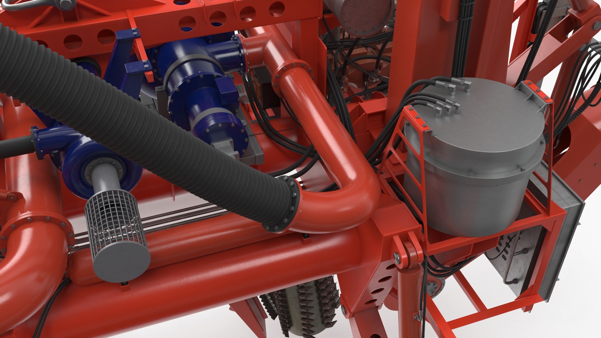 3D Model Subsea Pipeline Trencher - TurboSquid 2310927