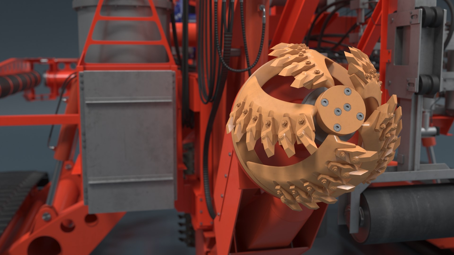 3D Model Subsea Pipeline Trencher - TurboSquid 2310927