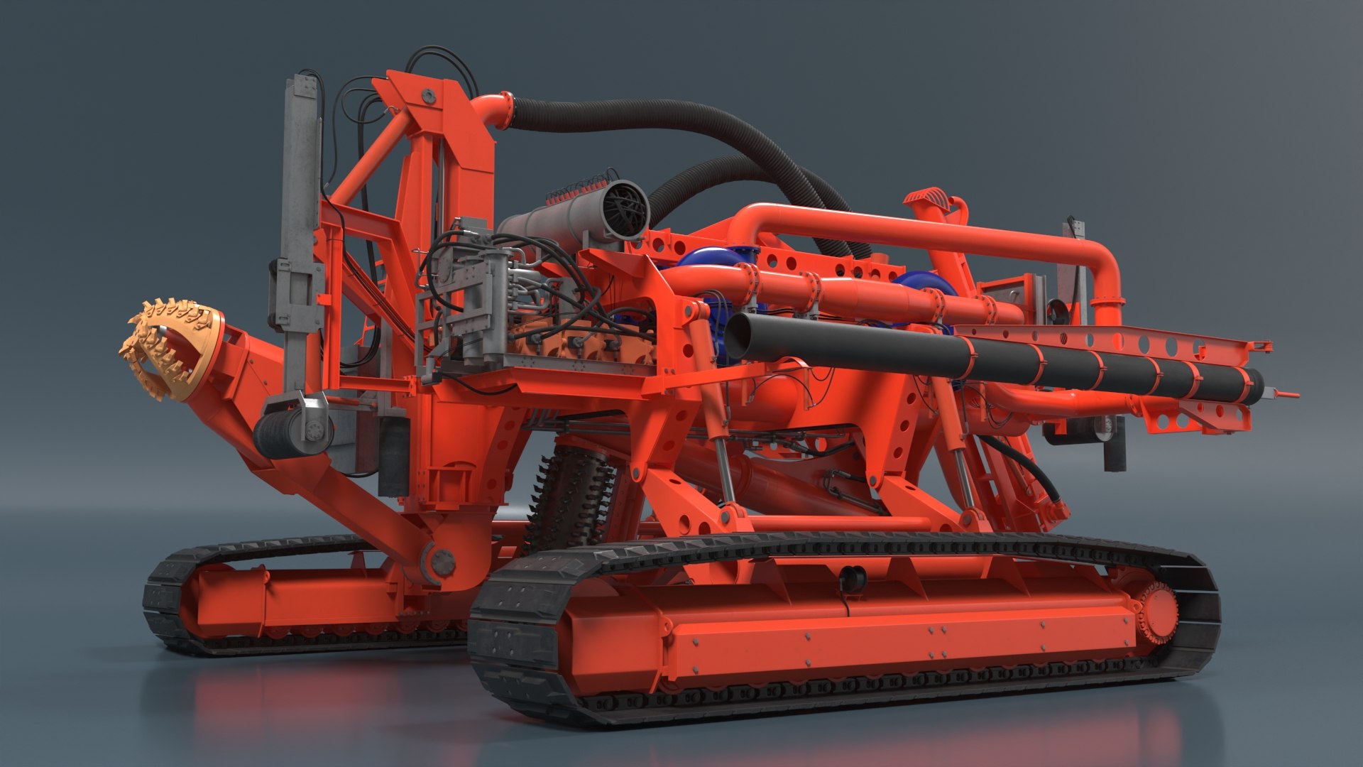 3D Model Subsea Pipeline Trencher - TurboSquid 2310927