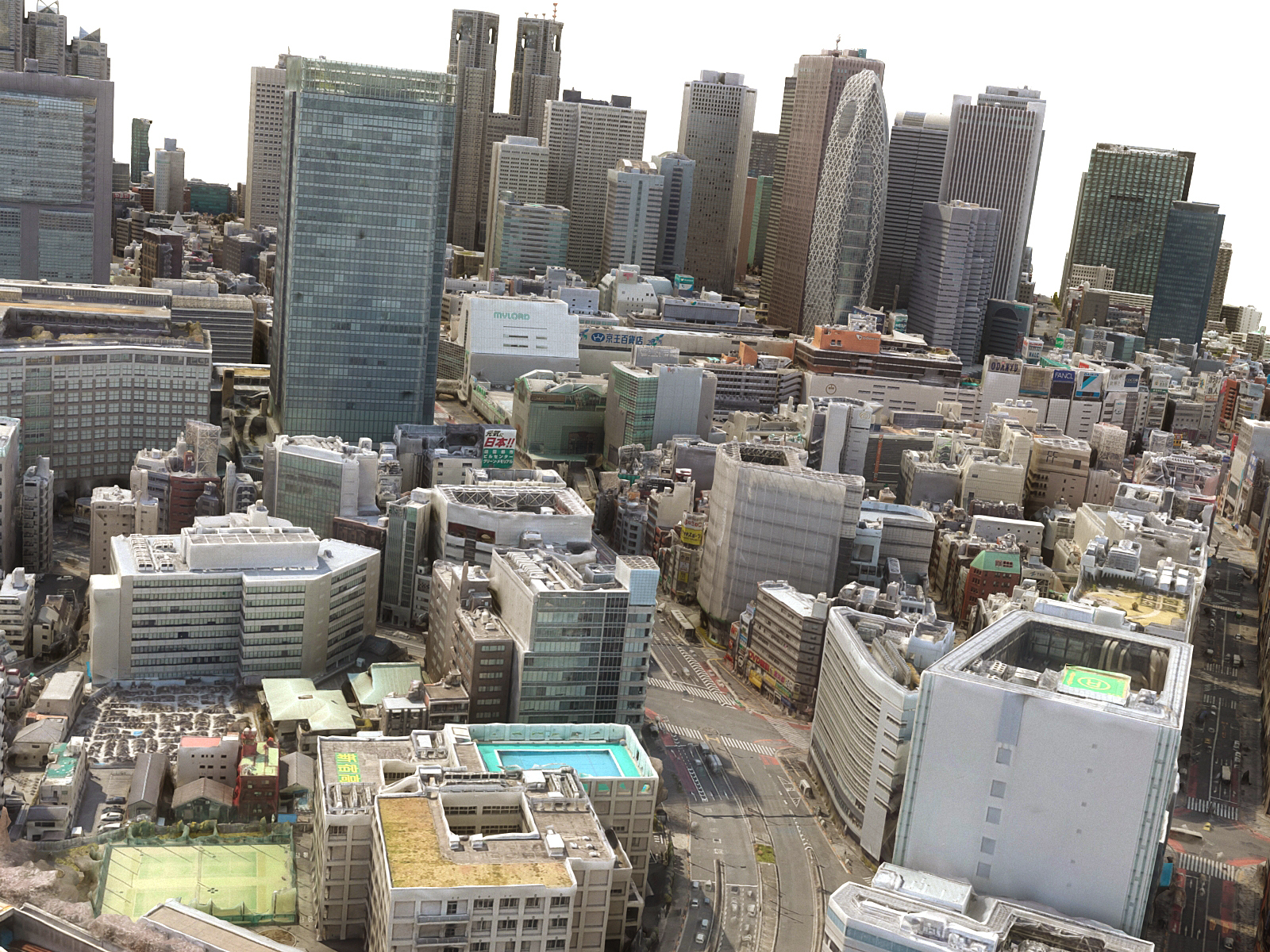 3D model tokio city hd - TurboSquid 1417376