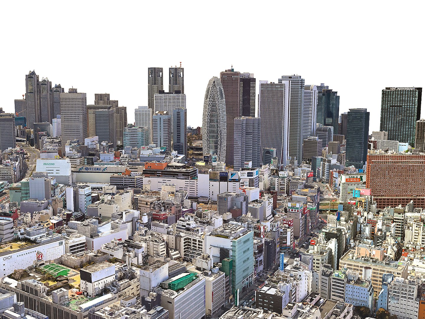 3D model tokio city hd - TurboSquid 1417376