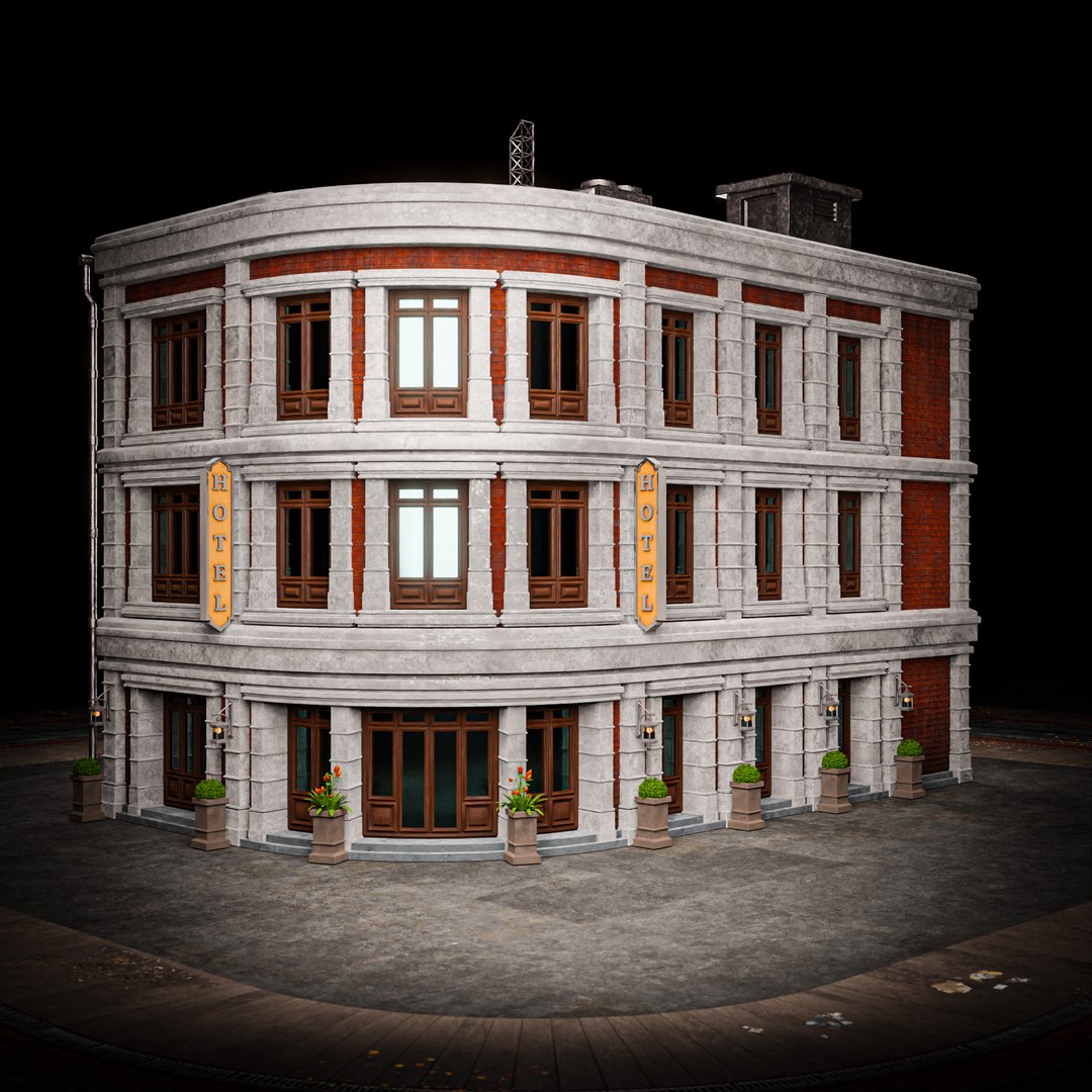 URBAN OLD BUILDING HORROR 10 Model - TurboSquid 2220606