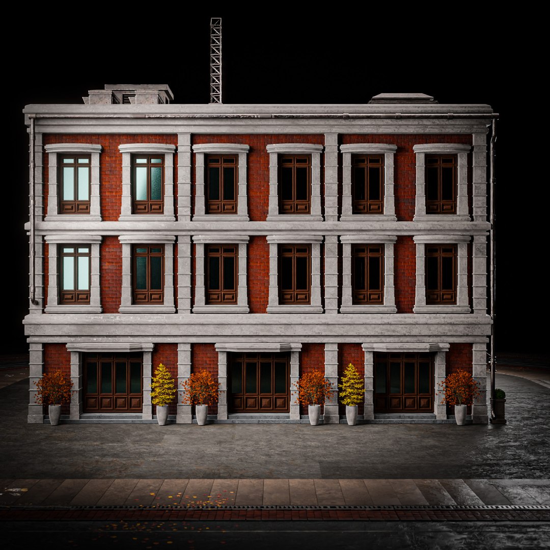 URBAN OLD BUILDING HORROR 10 Model - TurboSquid 2220606