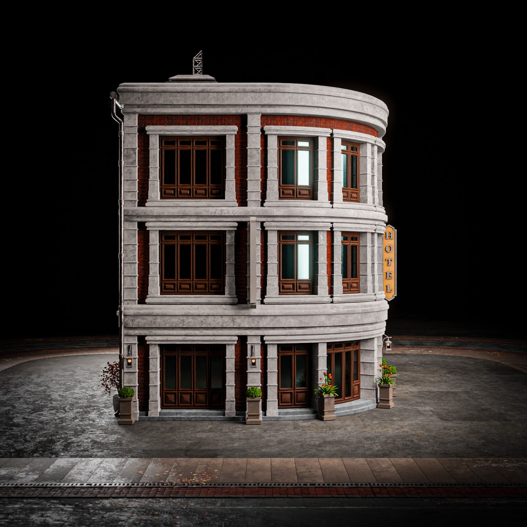 URBAN OLD BUILDING HORROR 10 Model - TurboSquid 2220606