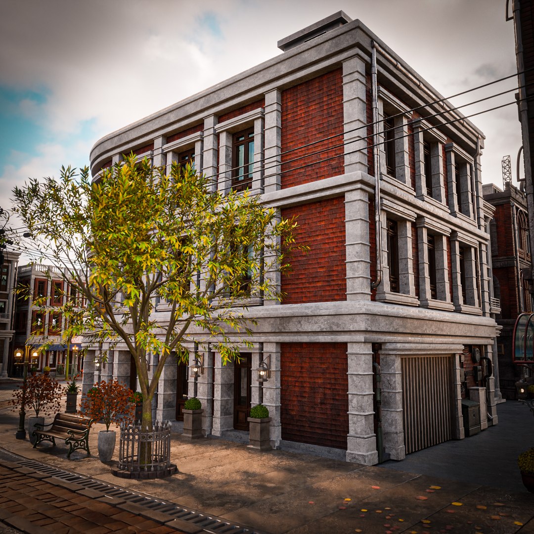 URBAN OLD BUILDING HORROR 10 Model - TurboSquid 2220606