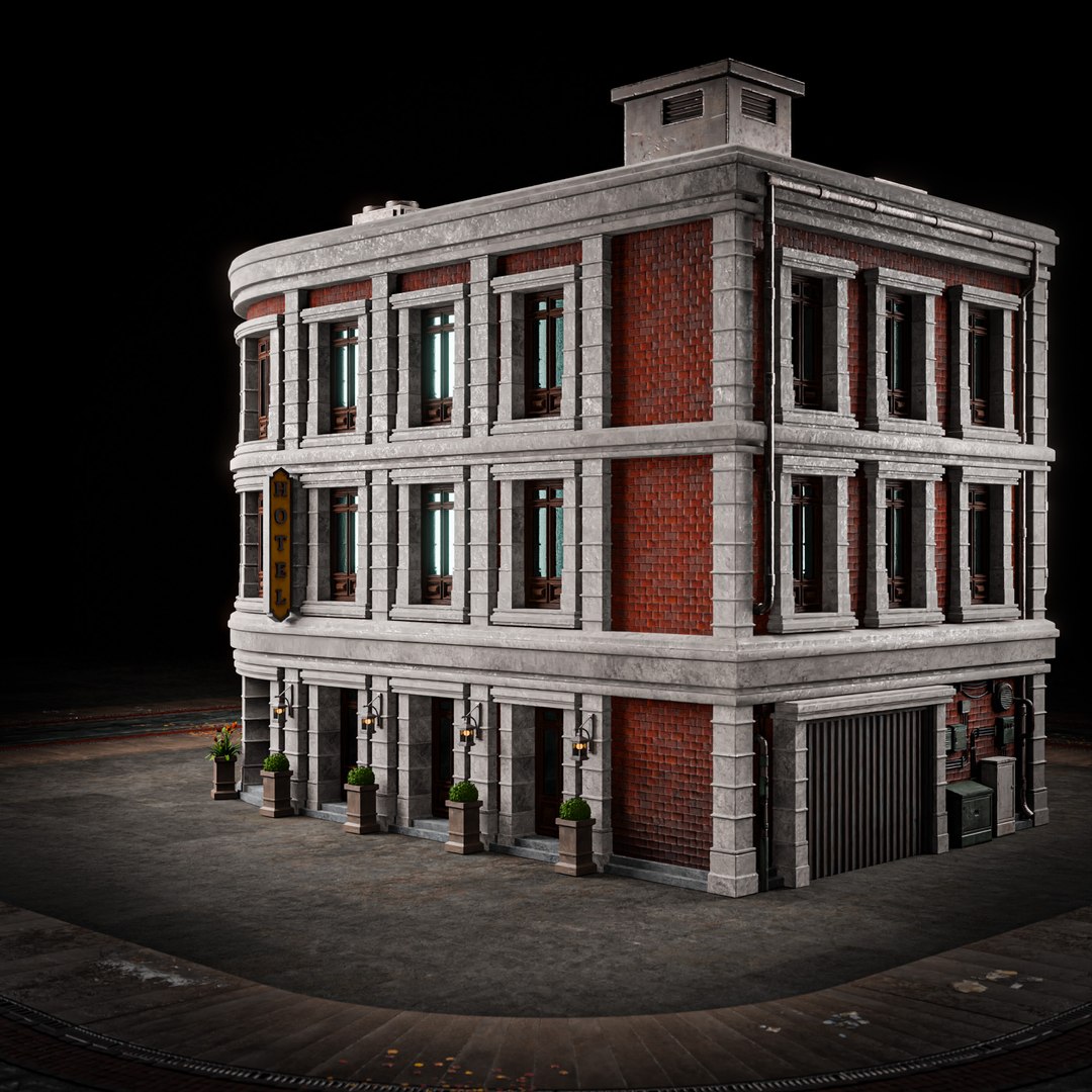 URBAN OLD BUILDING HORROR 10 Model - TurboSquid 2220606