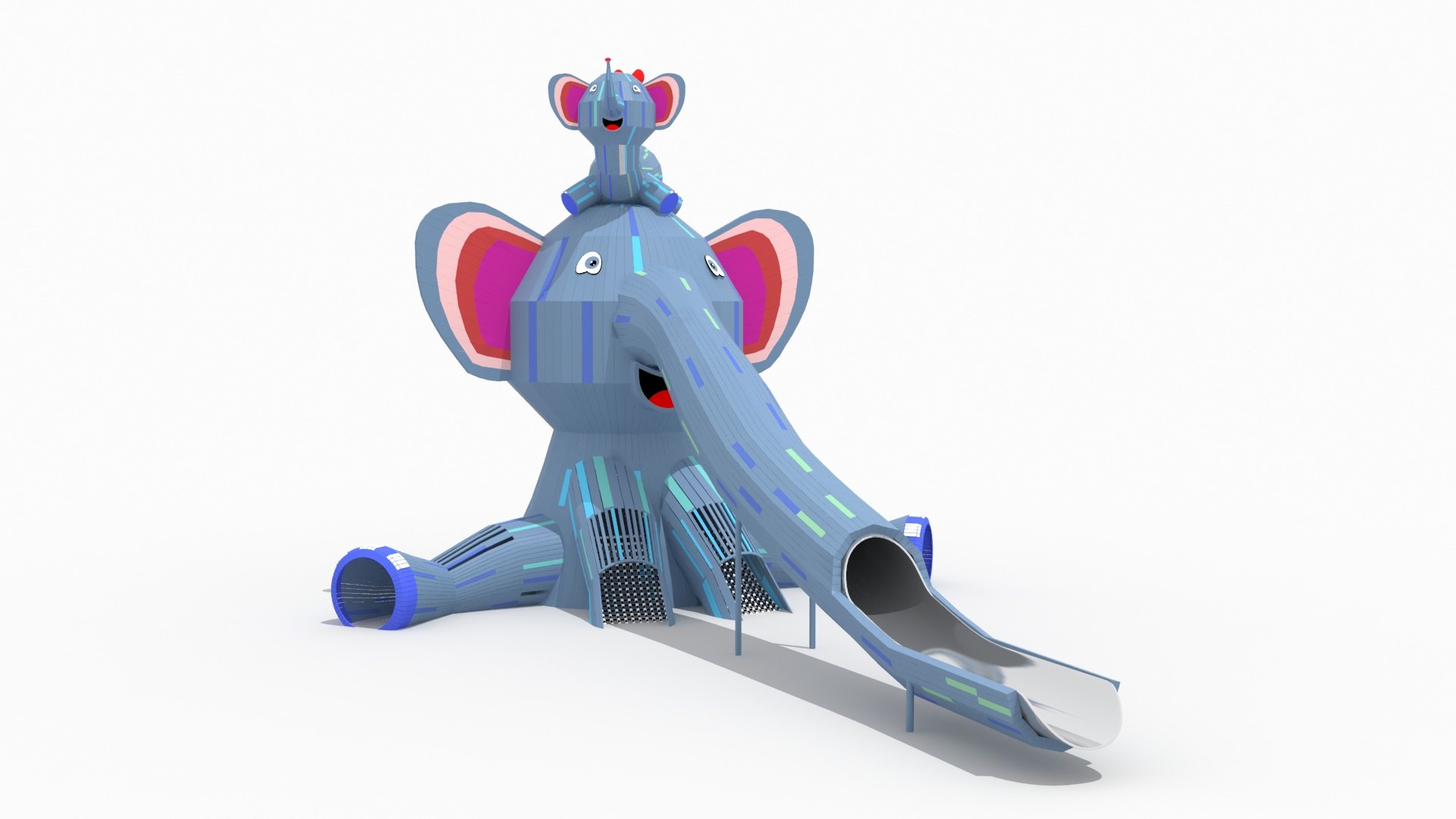 modelo 3d Parque Temático Dumbo - TurboSquid 2255222