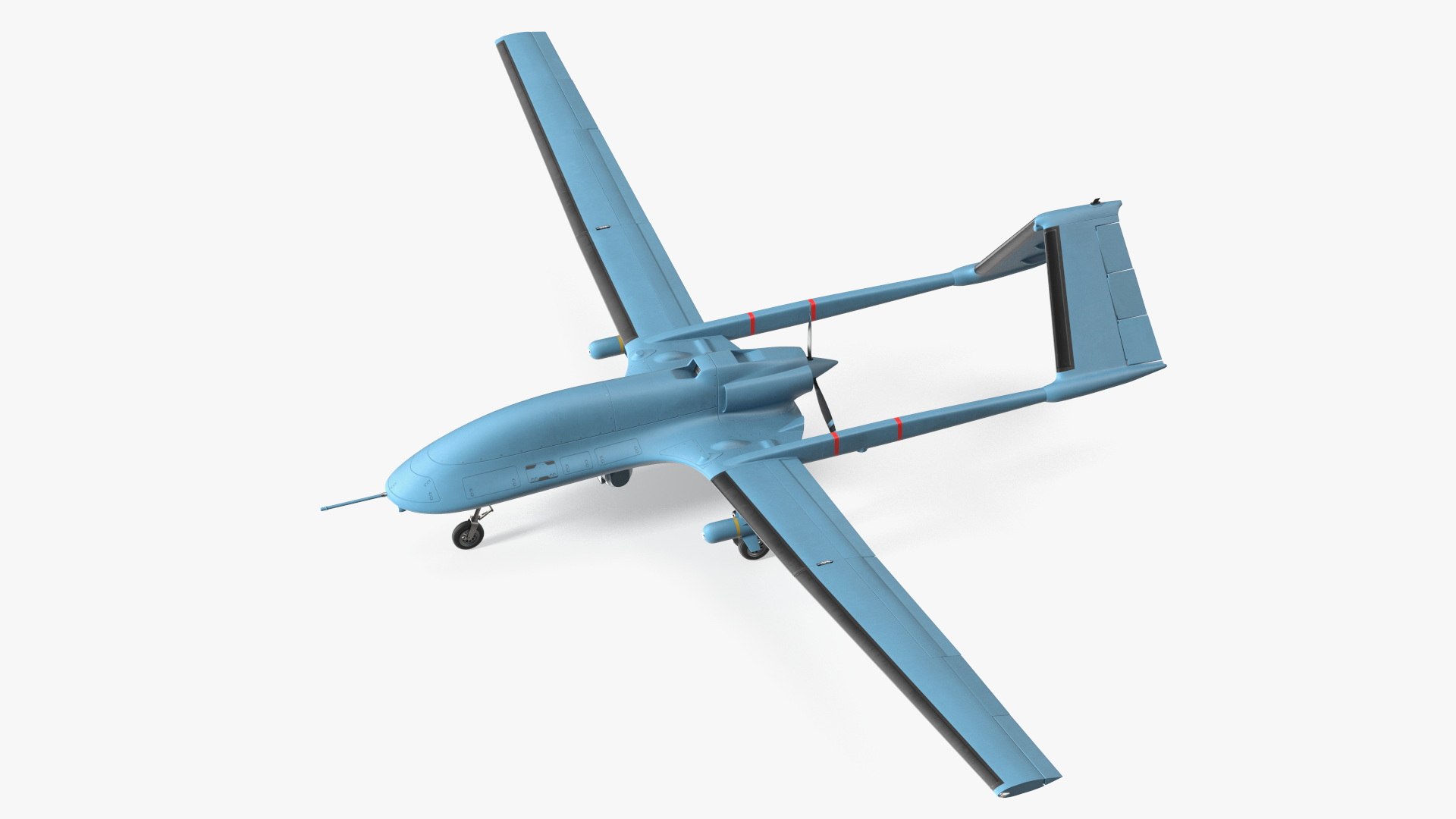 Armed Combat Drone Blue Rigged For Cinema 4D 3D Model - TurboSquid 2279031