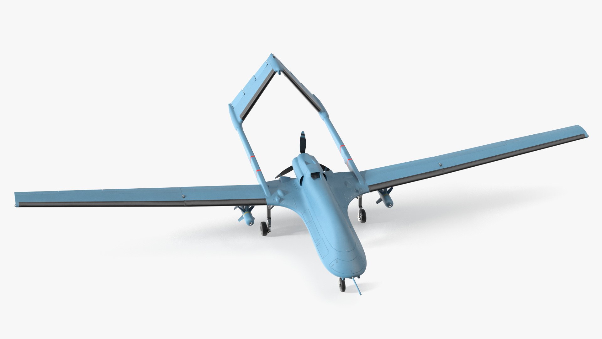 Armed Combat Drone Blue Rigged For Cinema 4D 3D Model - TurboSquid 2279031