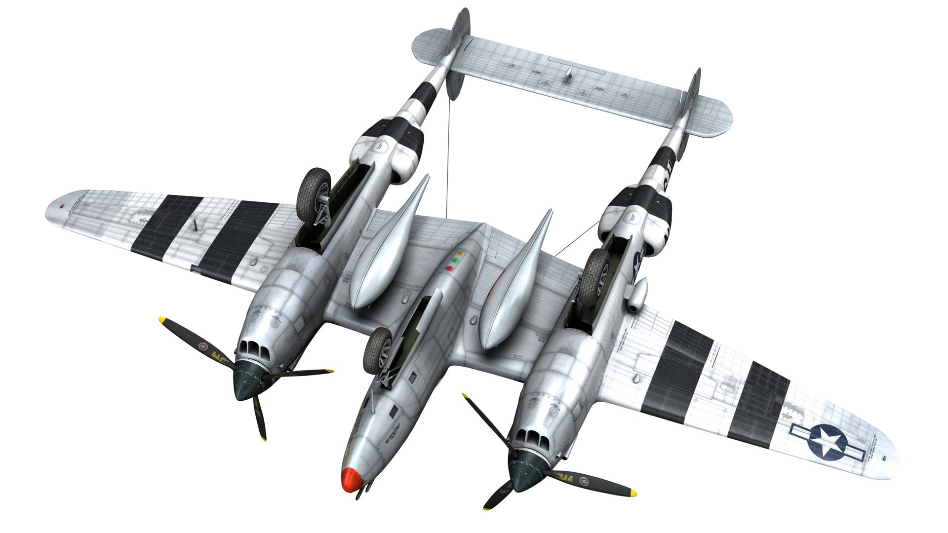 Lockheed Lightning - Kozy 3D Model - TurboSquid 1701474